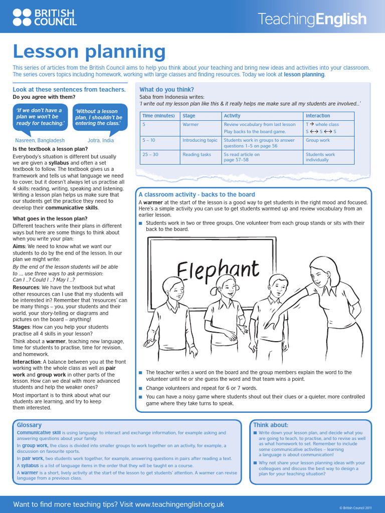 Help at Hand Lesson Planning | PDF | Lesson Plan | Human Communication