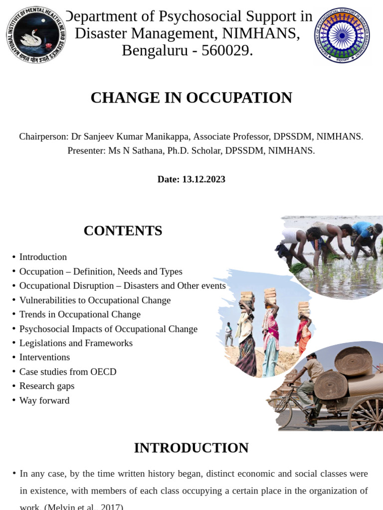 AP 4 - Change in Occupation | PDF | Employment | Unemployment
