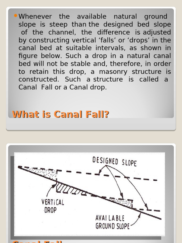 Unit 5 Canal Fall | PDF | Canal | Earth Sciences