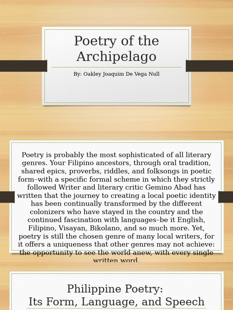 Poetry of the Archipelago | PDF | Poetry | Word