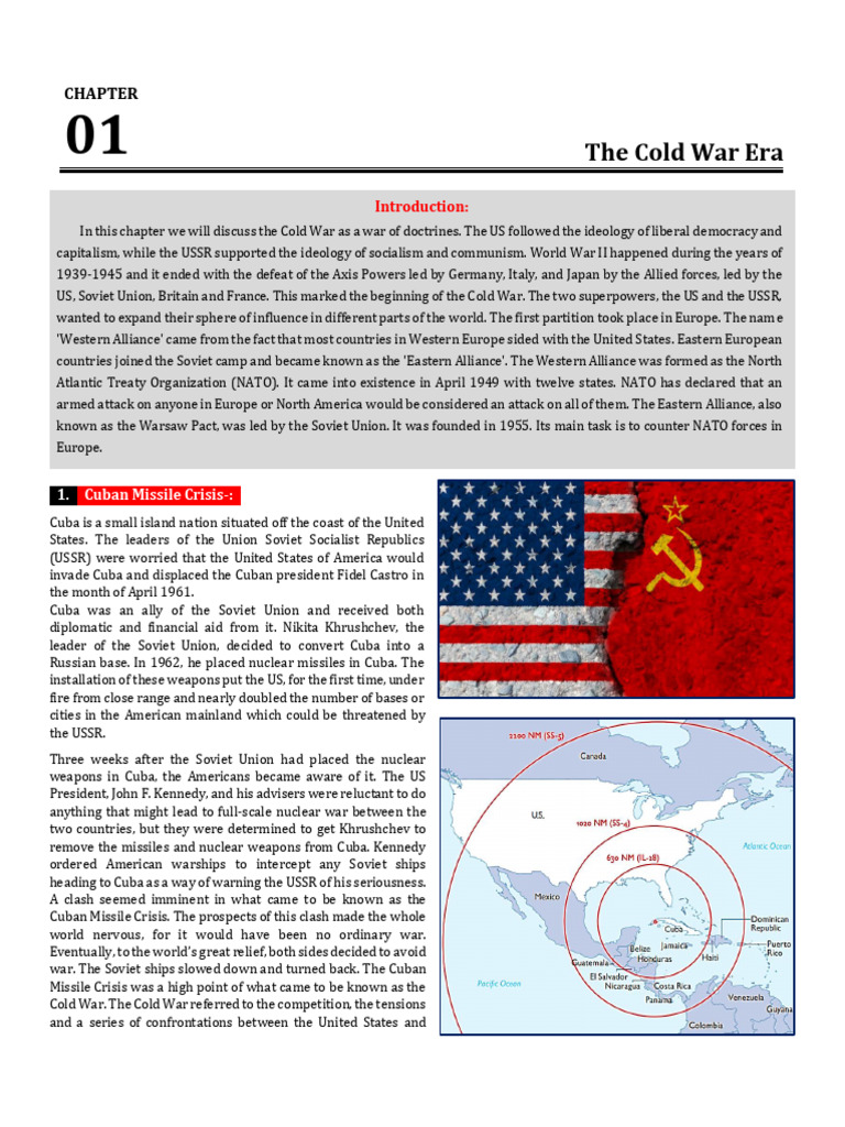 Cold War: Ideologies and Alliances | PDF | Cold War | Non Aligned Movement