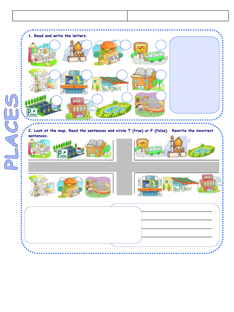 Town Places and Directions Guide | PDF