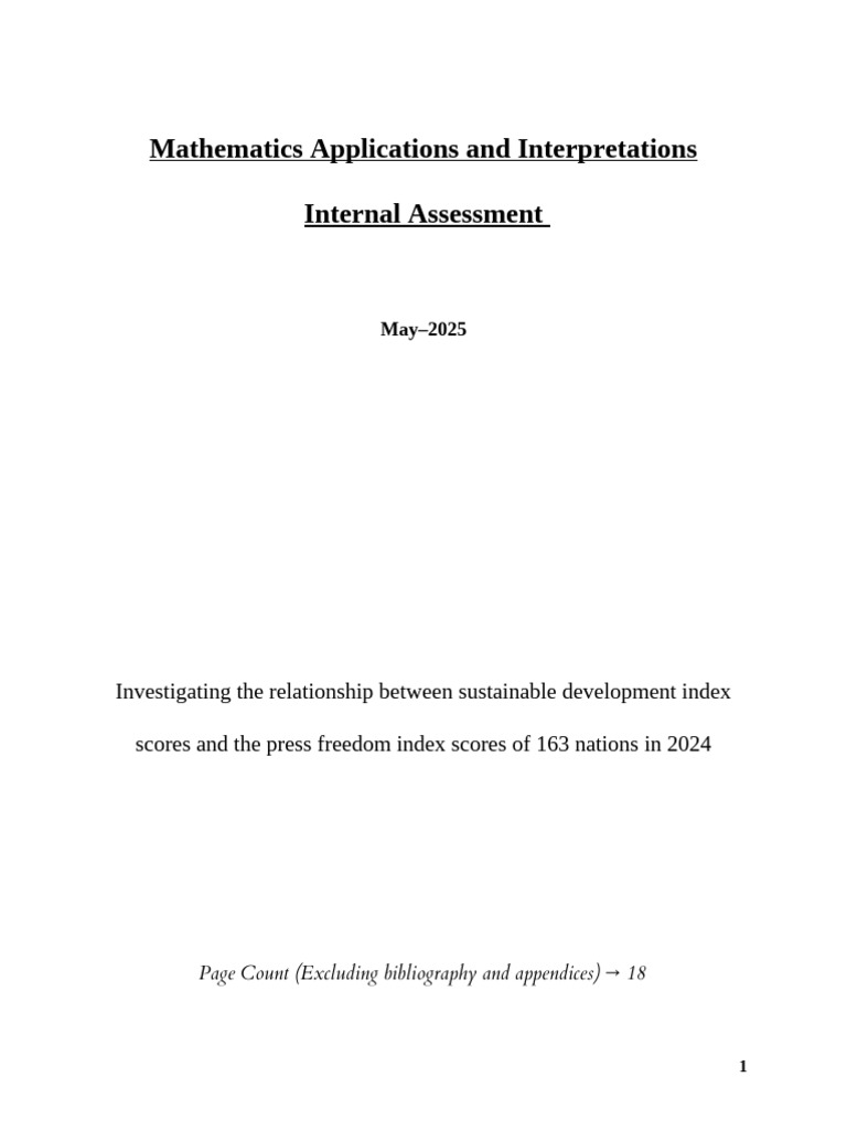 Math Internal Assessment | PDF | Regression Analysis | Statistics