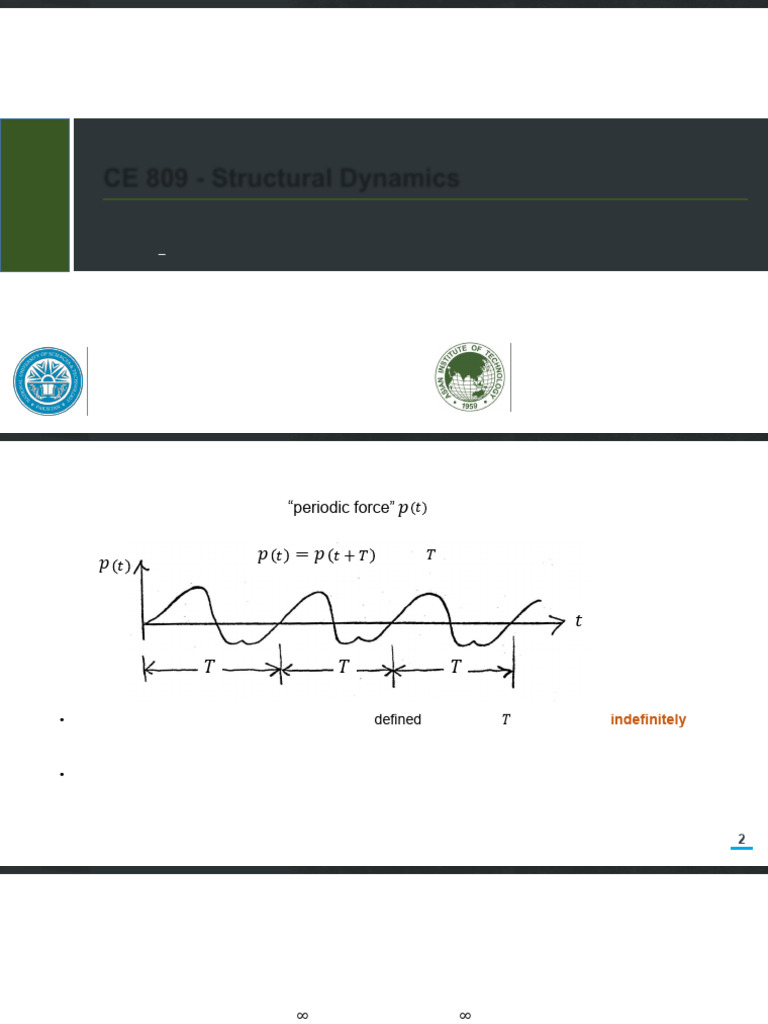 CE 809 Lecture 4 Response of SDF Systems To Periodic Loading | PDF ...
