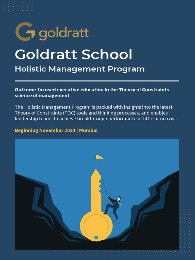 GC Holistic Management Program - Mumbai 2024 | PDF | Business
