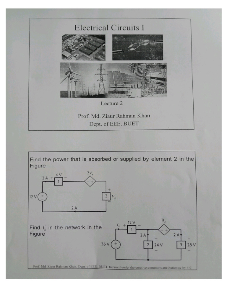 Zia SirElectrical Circuit Lecture 2 | PDF
