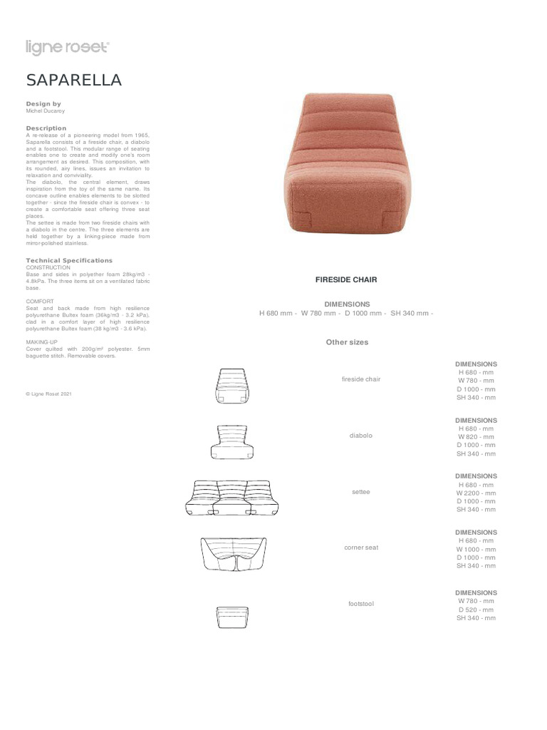 Modular Saparella Seating Collection | PDF | Furniture