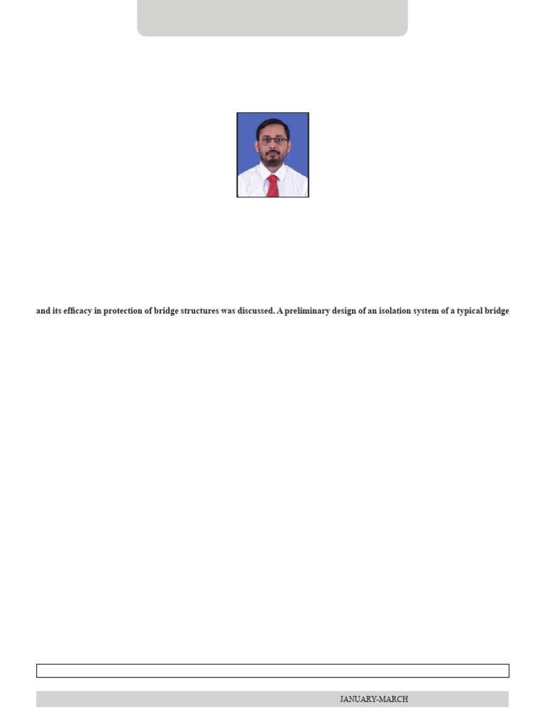 Seismic Protection of Bridges Using Base Isolation | PDF | Earthquake ...