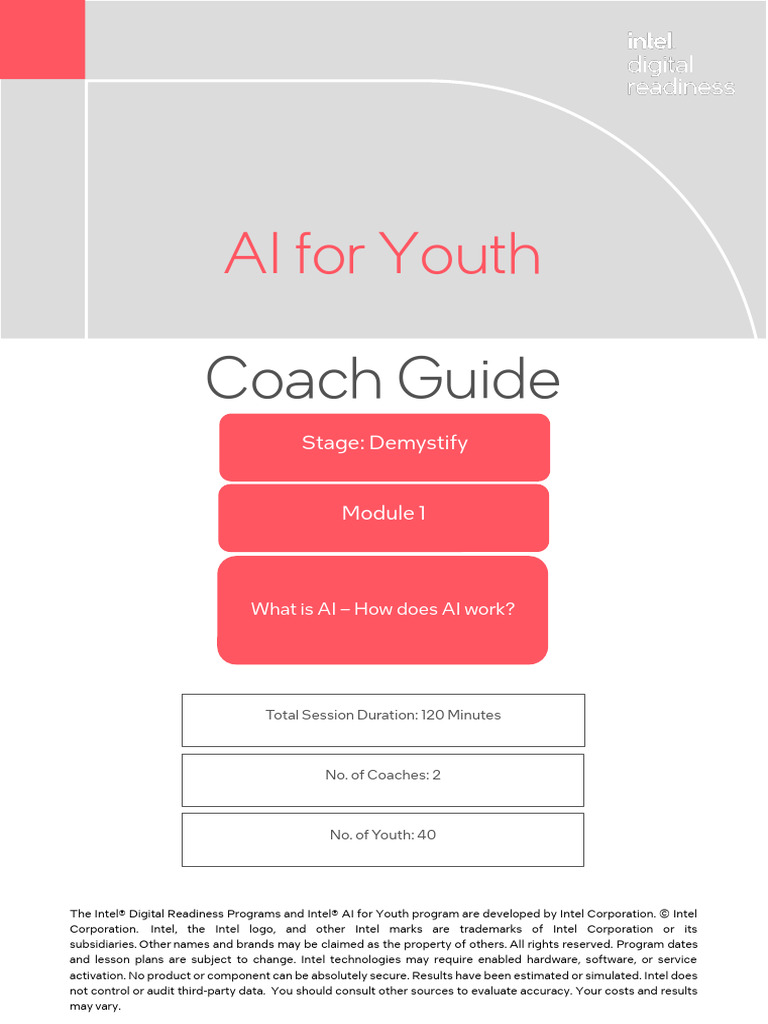 [Coach Guide] Module 1 | PDF | Artificial Intelligence | Intelligence ...