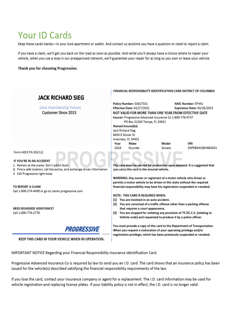 Manuel A Rodriguez Insurance | PDF | Identity Document | Insurance