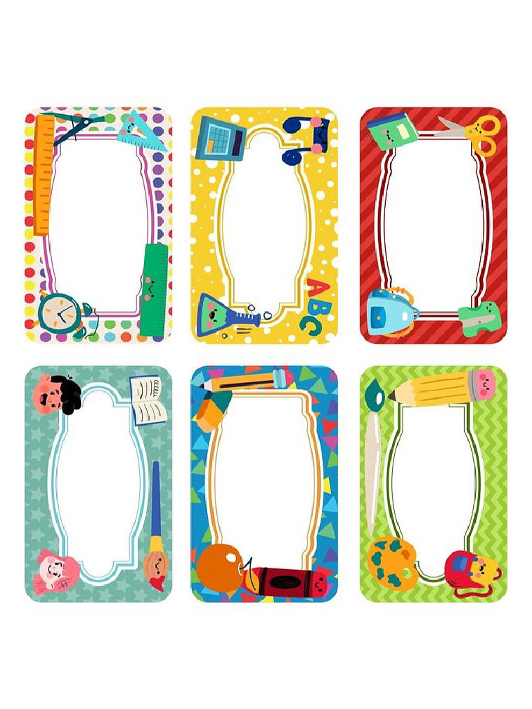 Schoo Name Cards | PDF