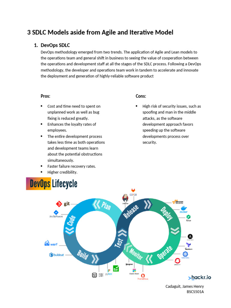 3 SDLC Models aside from Agile and Iterative Model | PDF | Software Development Process | Agile ...