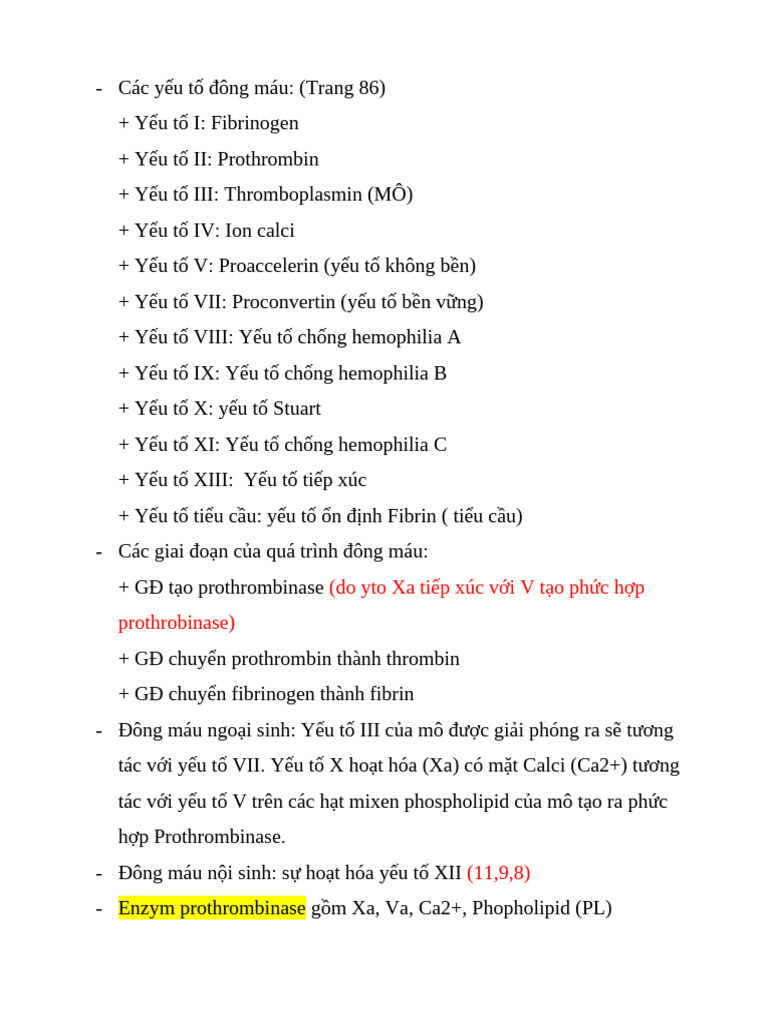 Ôn Thi CK HH BH | PDF