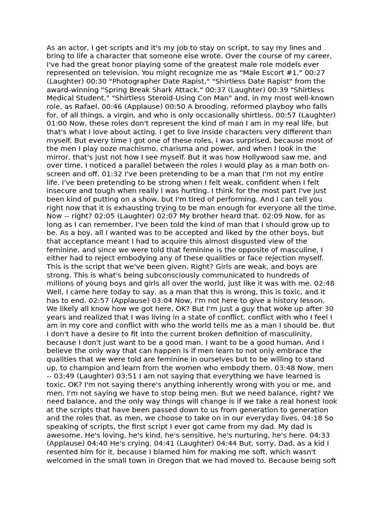 Exemplar Orals | PDF | Adolescence