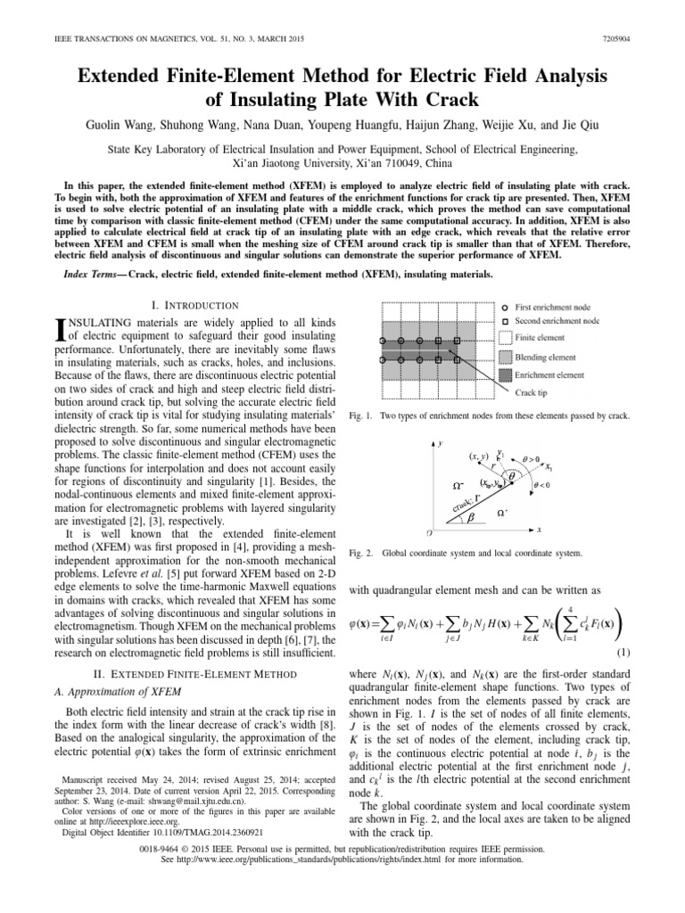 Tmag 2014 2360921 | PDF | Finite Element Method | Physical Sciences