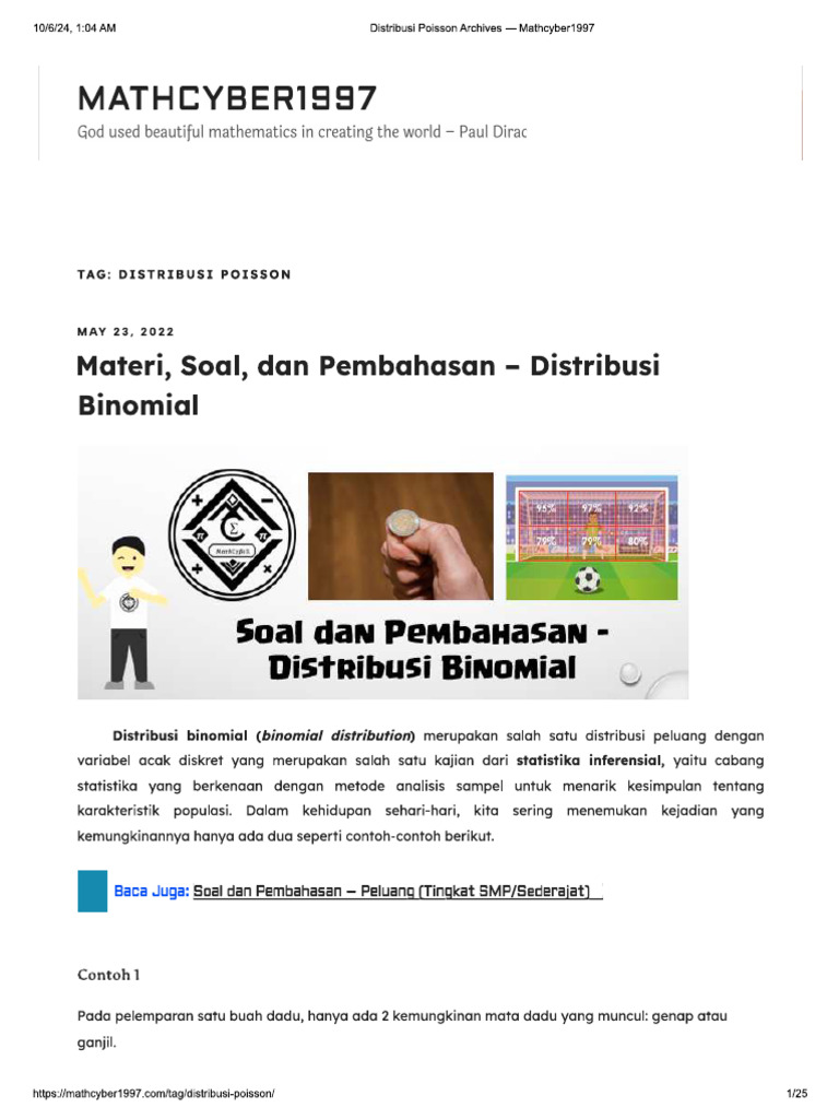 Distribusi Poisson | PDF