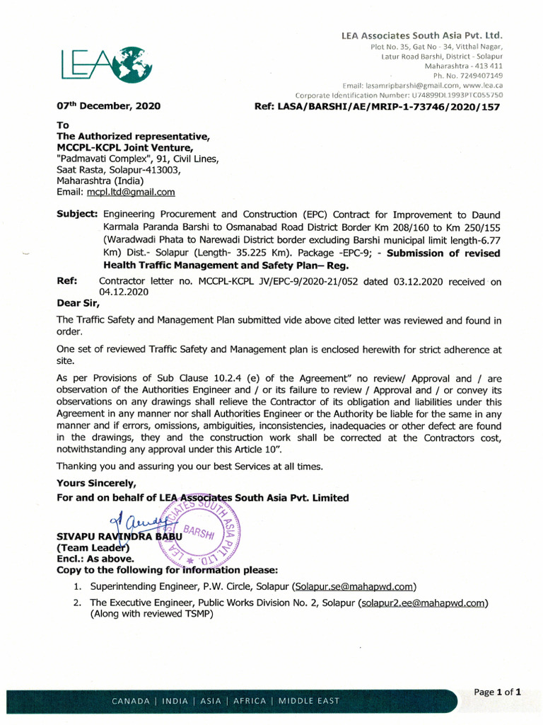 9 TSMP_EPC9_Dec-20 | PDF | Occupational Safety And Health | Safety