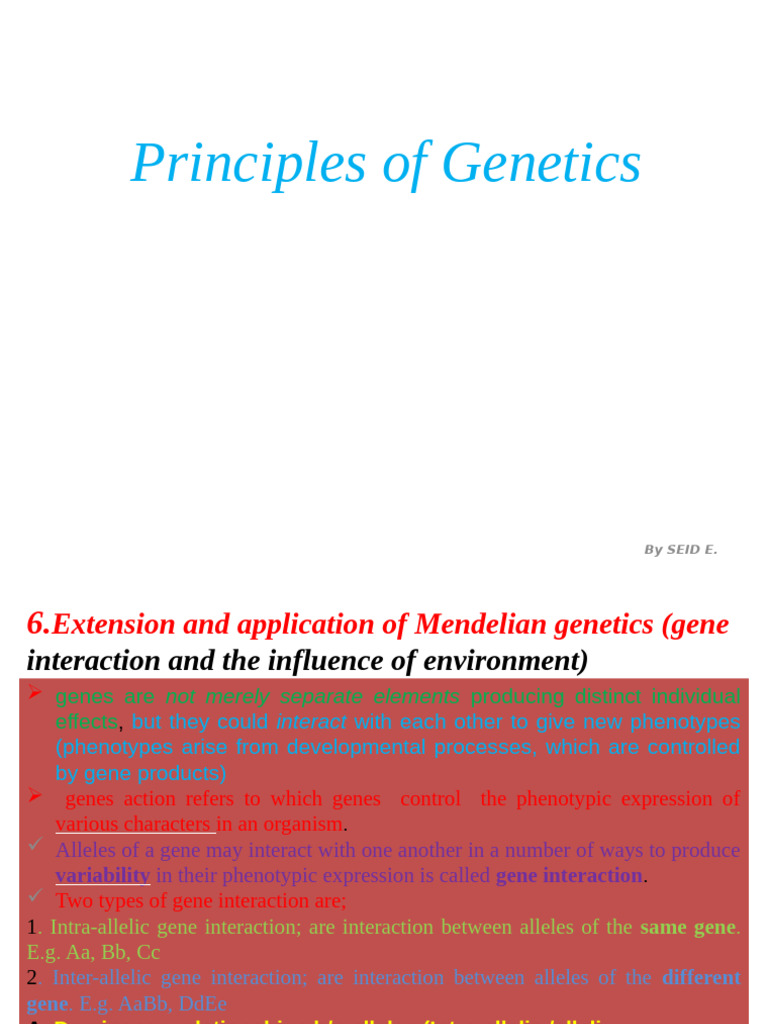 POWER POINT Genetics - (Un 6-12) | PDF | Dominance (Genetics) | Genetic Linkage