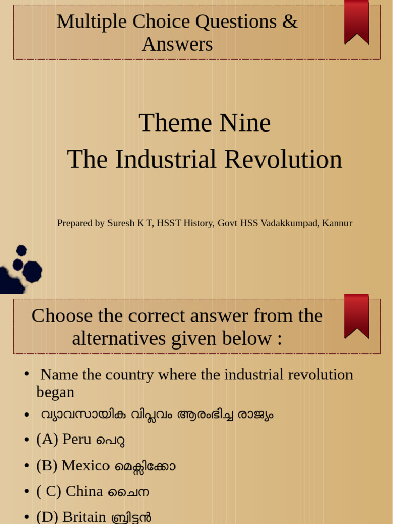 Theme 9 The Industrial Revolution | PDF