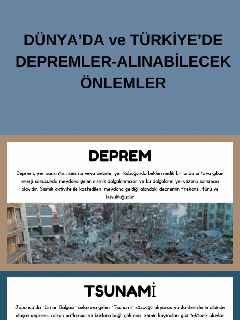 DEPREM | PDF