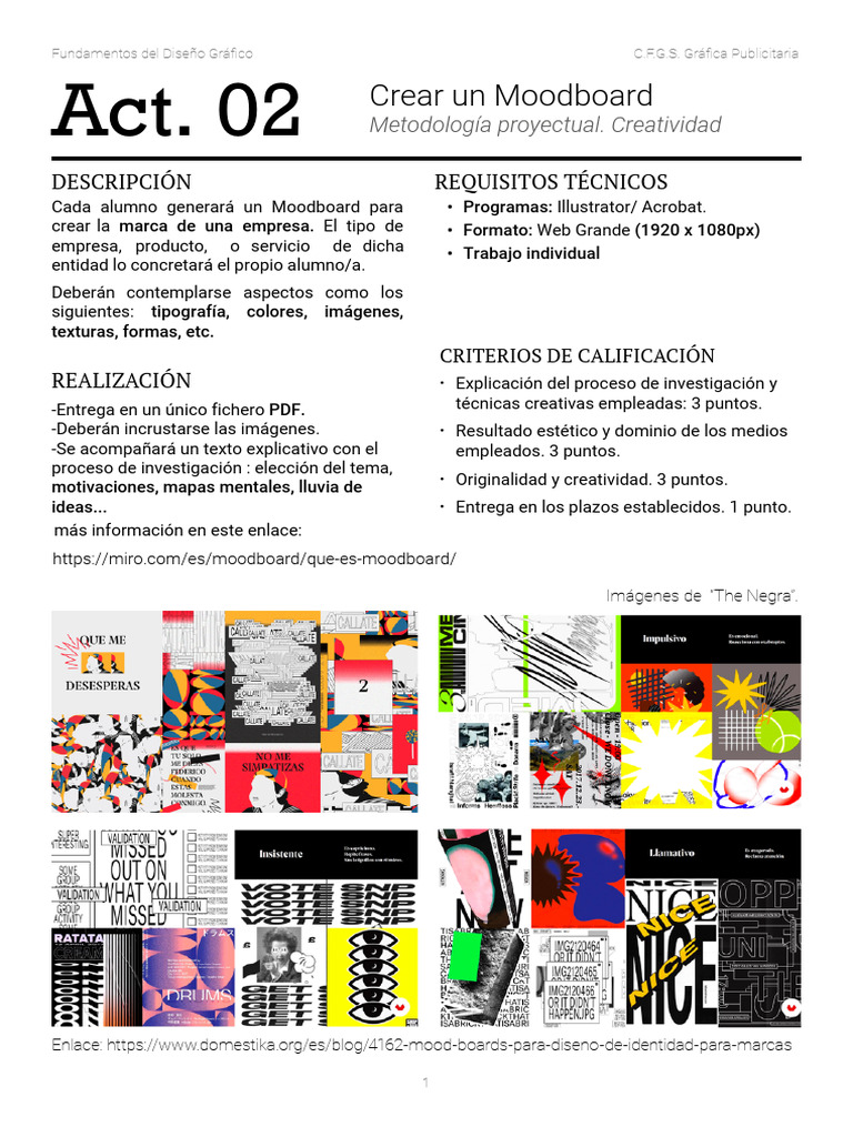 Act02 Moodboard | PDF | Arte