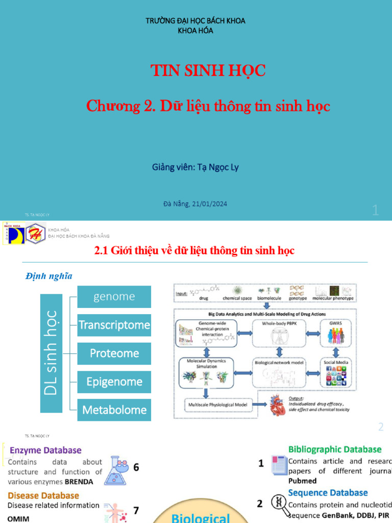 2. Chuong 2. Dữ Liệu TT Sinh Hoc | PDF