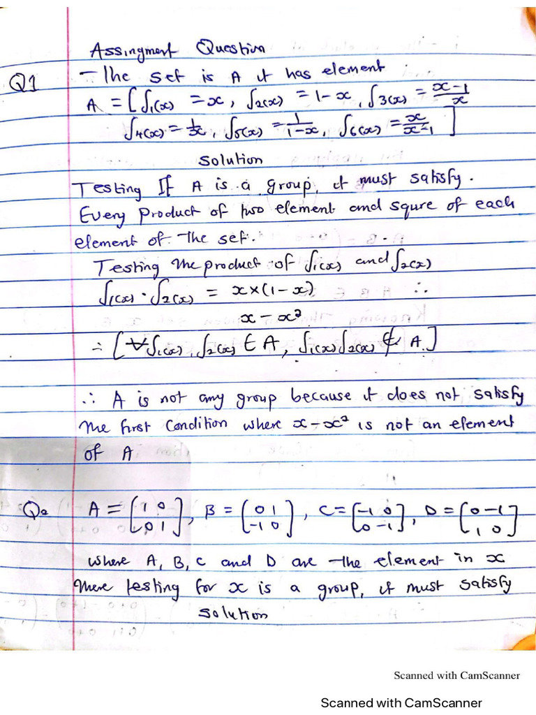 Phy-403 Tutorial Q Solutions | PDF