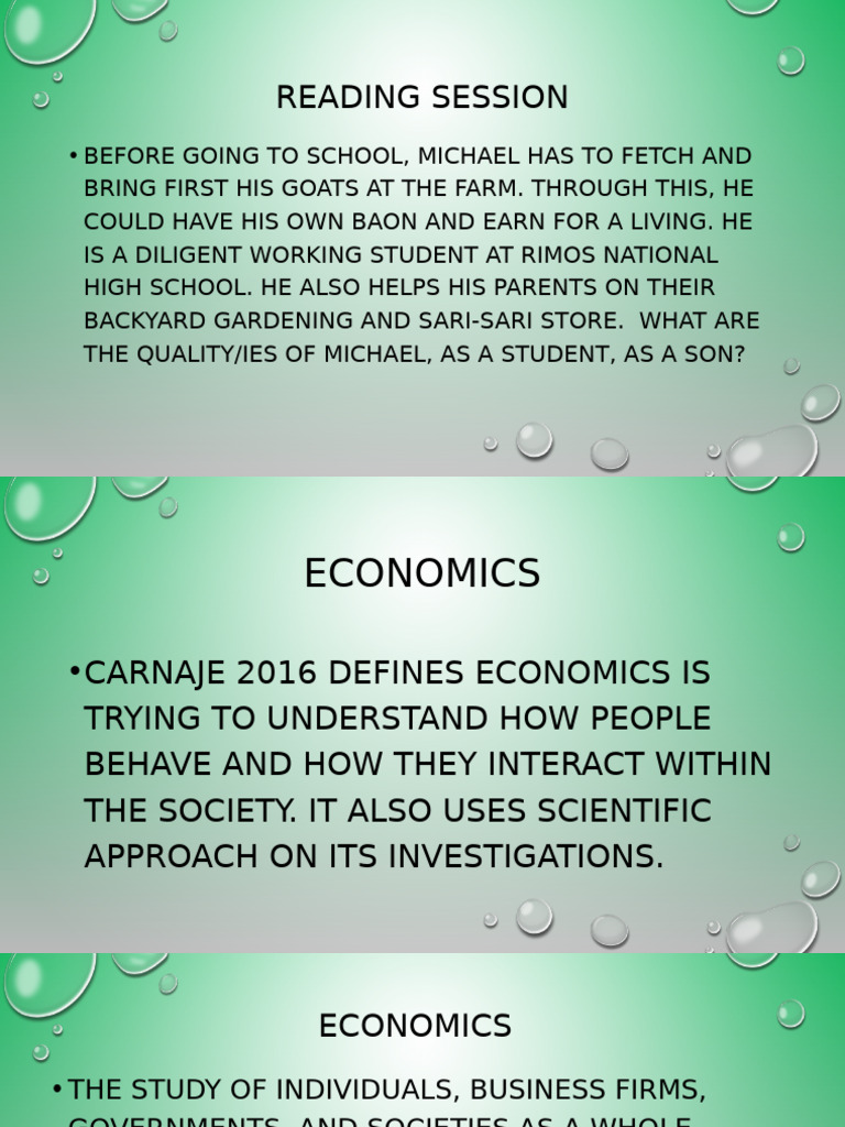 Module 1 Economics As A Socila and Applied Science | PDF | Economics ...