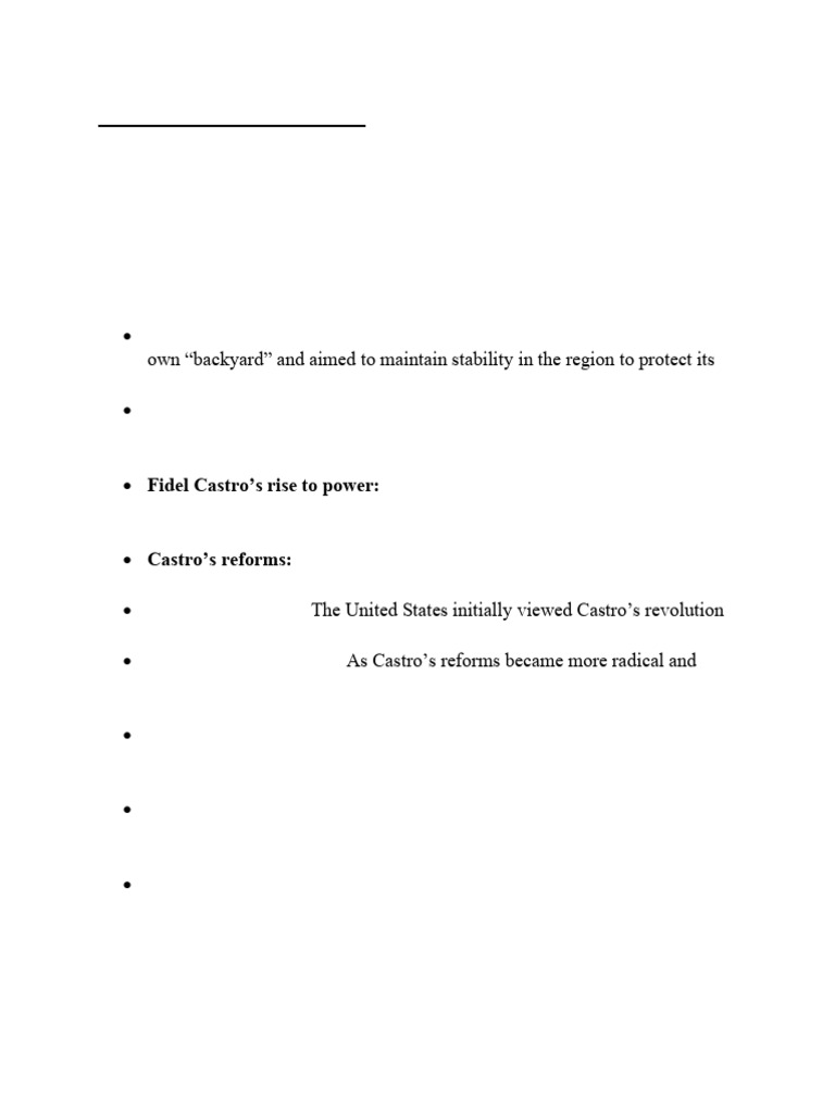 Cuban Missile Crisis Overview and Impact | PDF | Cuban Missile Crisis ...