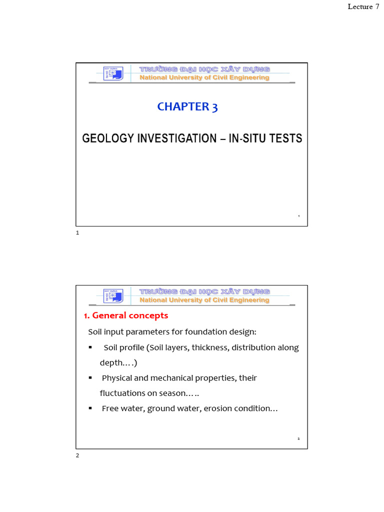 Chapter 3 Geology Investigation | PDF | Geotechnical Engineering ...
