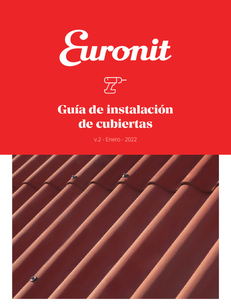 guia-de-instalacion-cubiertas-euronit | PDF | Techo | Perforar