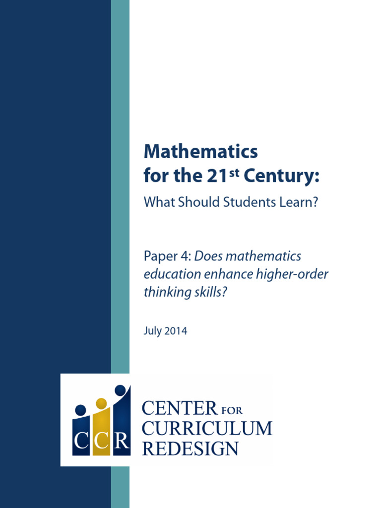 CCR Maths Thinking Skills | PDF | Frontal Lobe | Psychological Concepts
