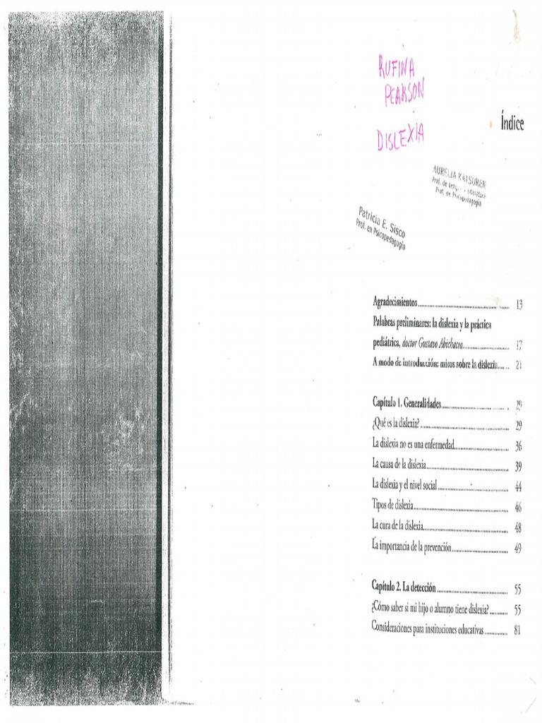 Dislexia - Rufina Pearson | PDF