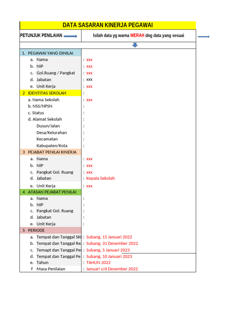 Contoh SKP Guru Lainnya | PDF