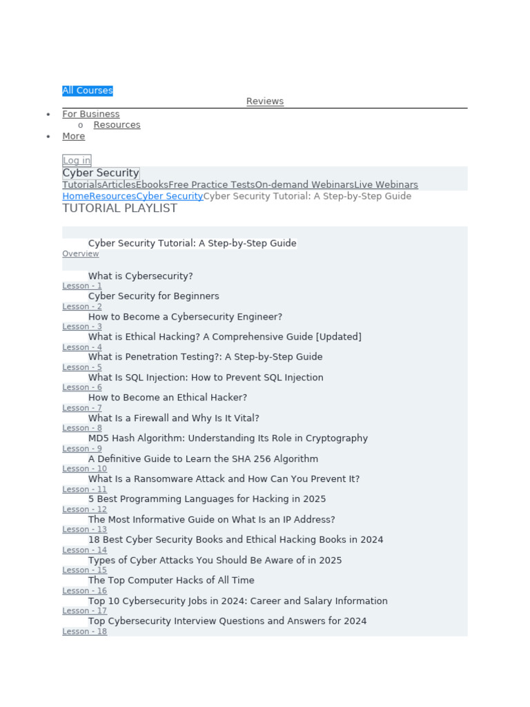 Cybersecurity Essential Pdf Security Computer Security