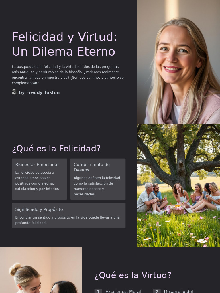 Felicidad y Virtud Un Dilema Eterno | PDF | Felicidad | Virtud