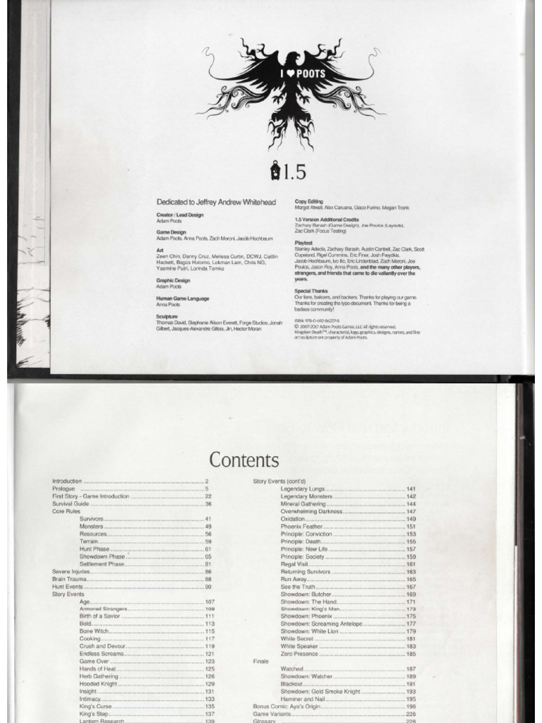 KDM Rulebook 1.6 | PDF