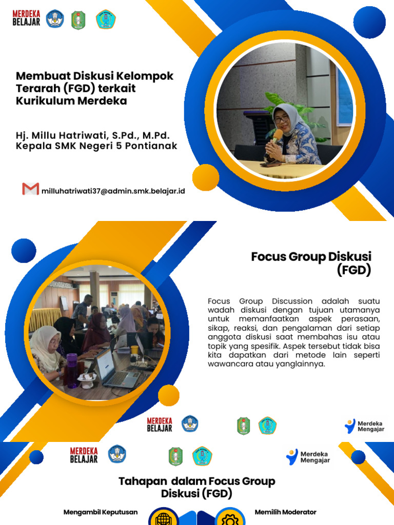 Aksi Nyata (Kurikulum Merdeka) - Membuat Diskusi Kelompok Terarah (FGD) Terkait Kurikulum ...