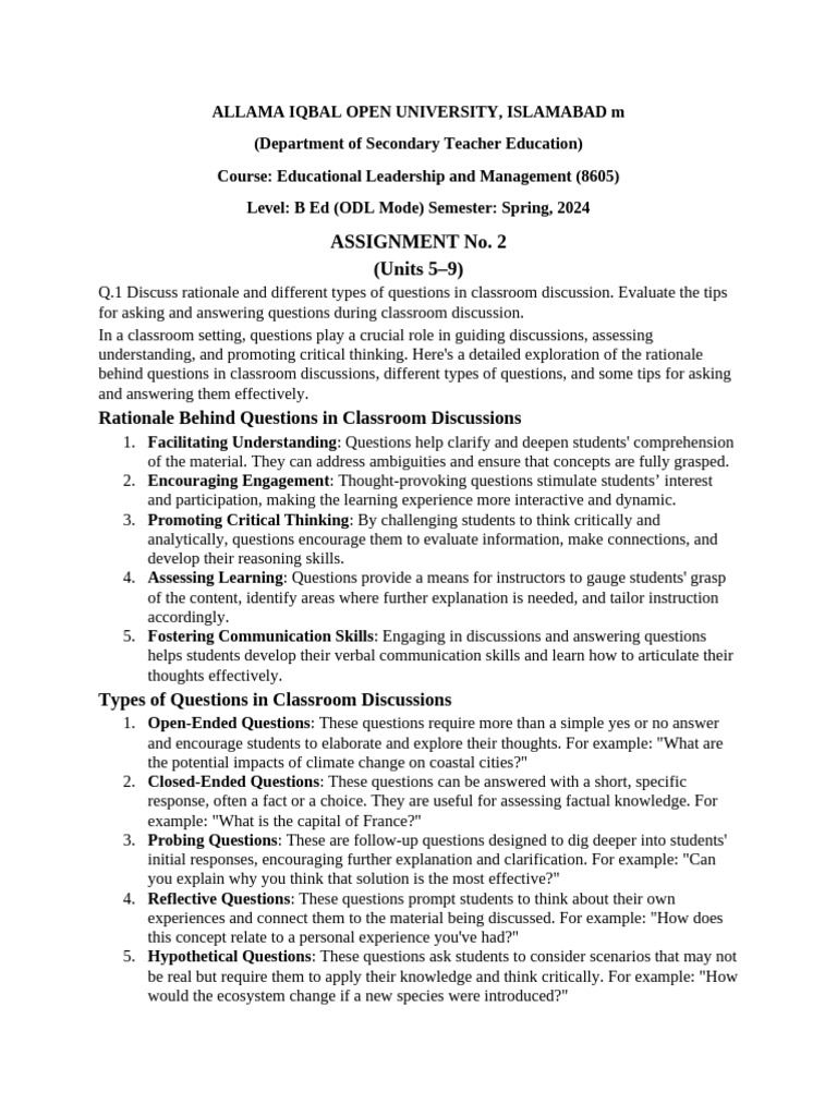 Classroom Discussion Strategies and Tips | PDF | Learning | Critical ...