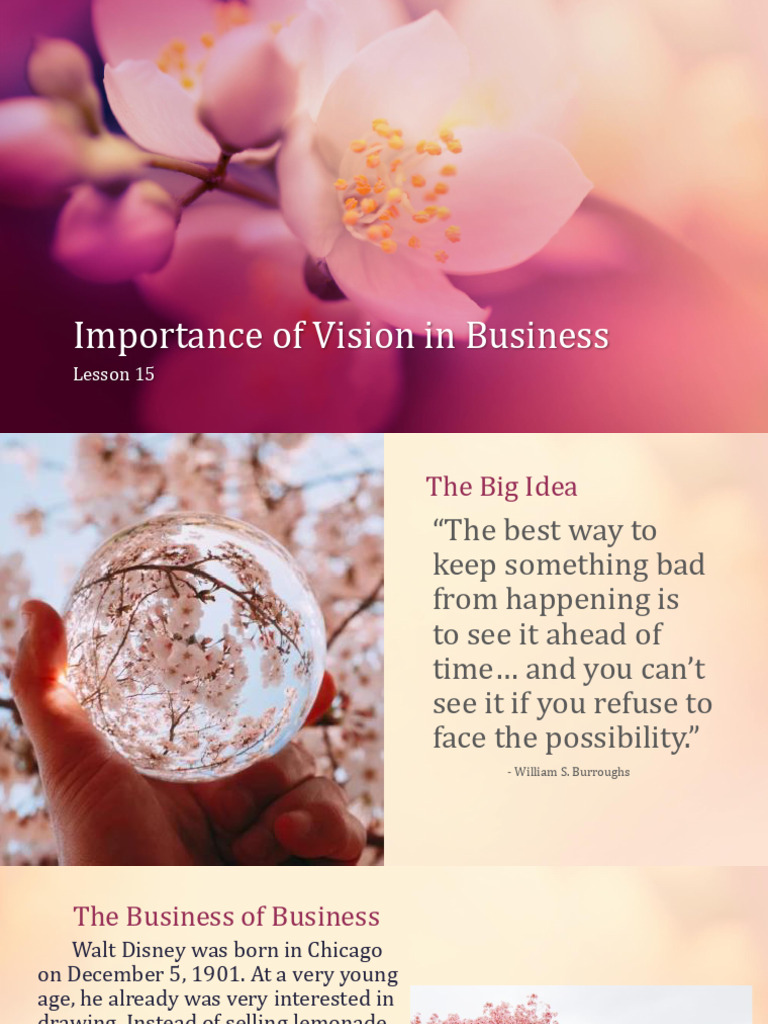 Vision's Role in Business Success | PDF | Steve Jobs | Apple Inc.
