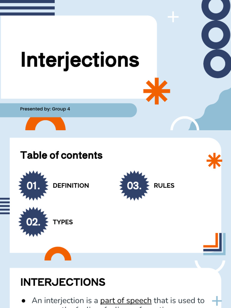 INTERJECTIONS-3 | PDF | Grammar | Semantic Units