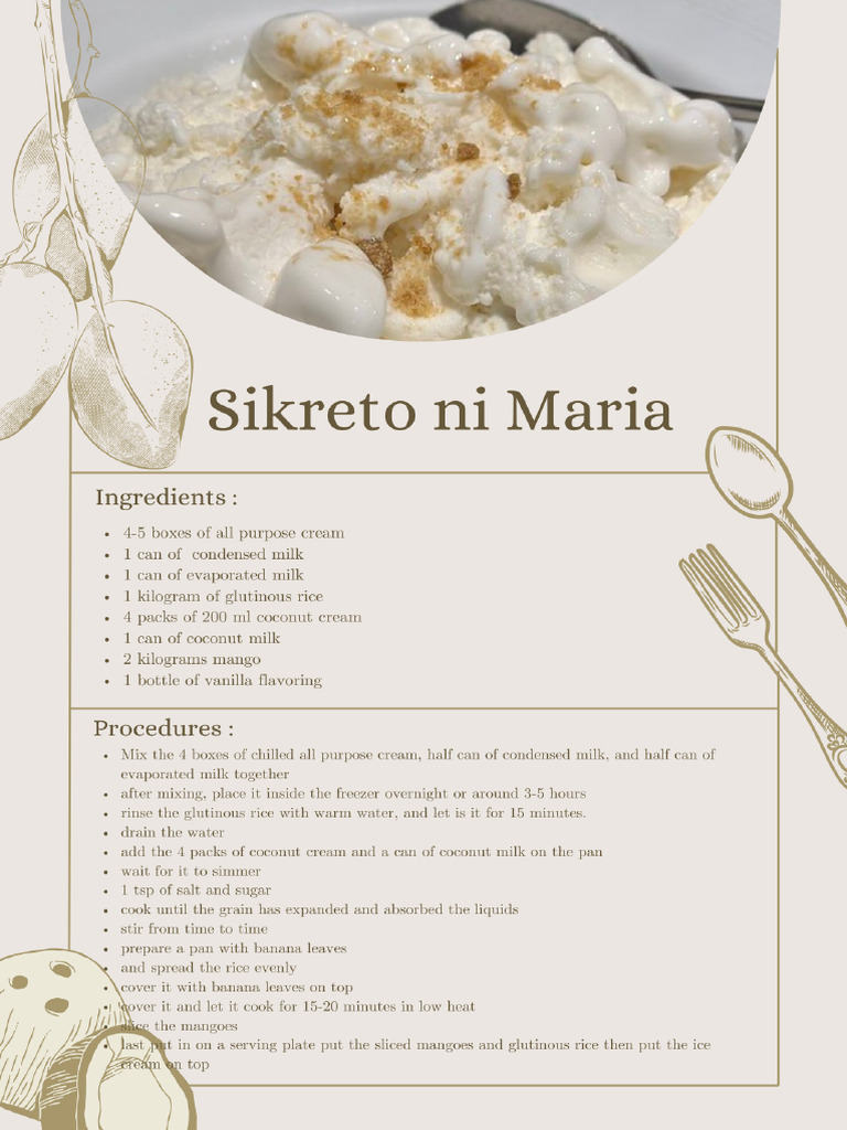 Group - 2 Sikreto Ni Maria | PDF