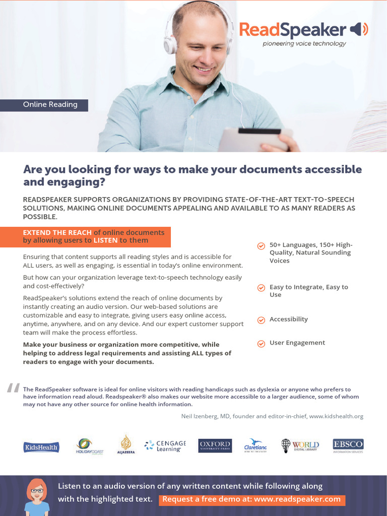 ReadSpeaker-docReader Tagged EU 2019 | PDF | Speech Synthesis | Computing