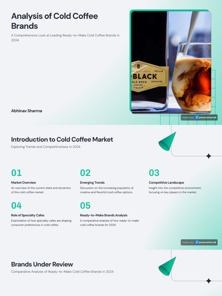 Cold Coffee Brand Analysis Presentation | PDF
