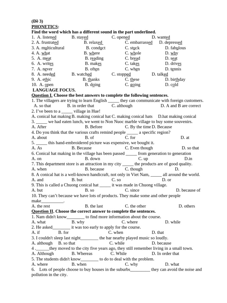 De Cuong On Tap TIENG ANH 9 Giua HK1 Nam 2022 2023 | PDF | English Language | Human Communication