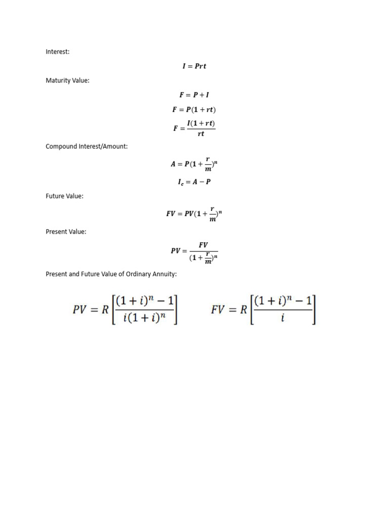 Formula Genmath | PDF