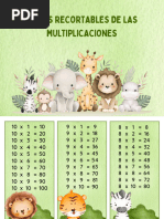 Tablas de 1 Al 30 | PDF