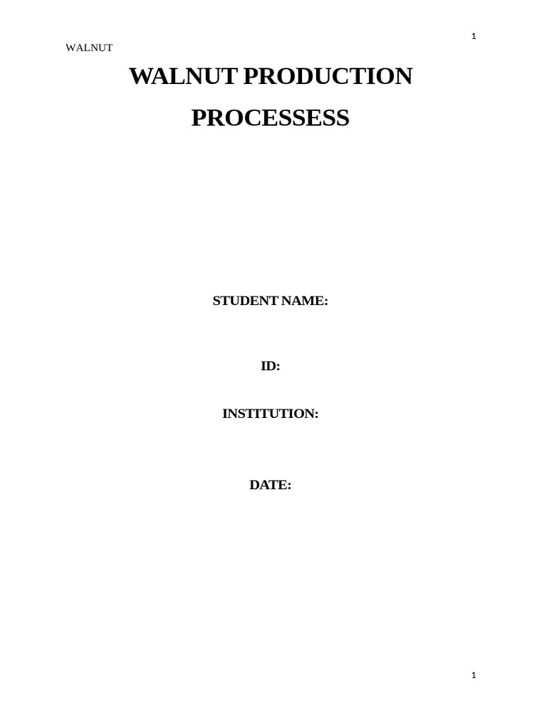 Walnut COMPLETE | PDF | Walnut | Polyphenol