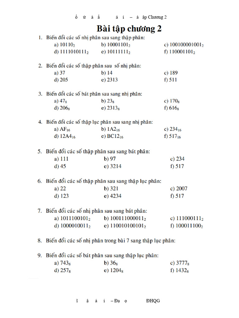 COA_02_HW_Number-System (1) | PDF