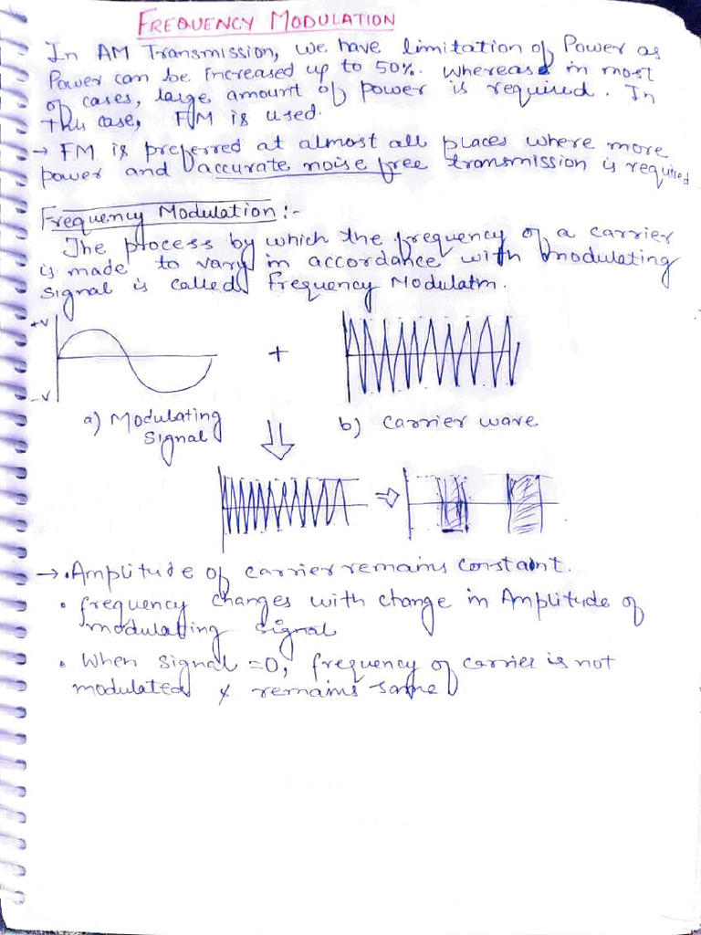 Frequency mod | PDF | Electromagnetic Radiation | Electrical Engineering